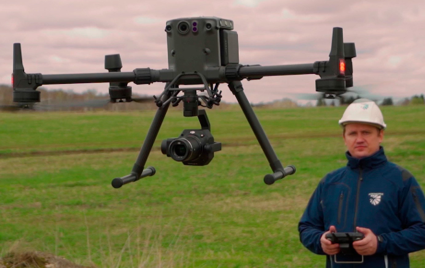 Беспилотники DJI в дорожном строительстве - AEROMOTUS